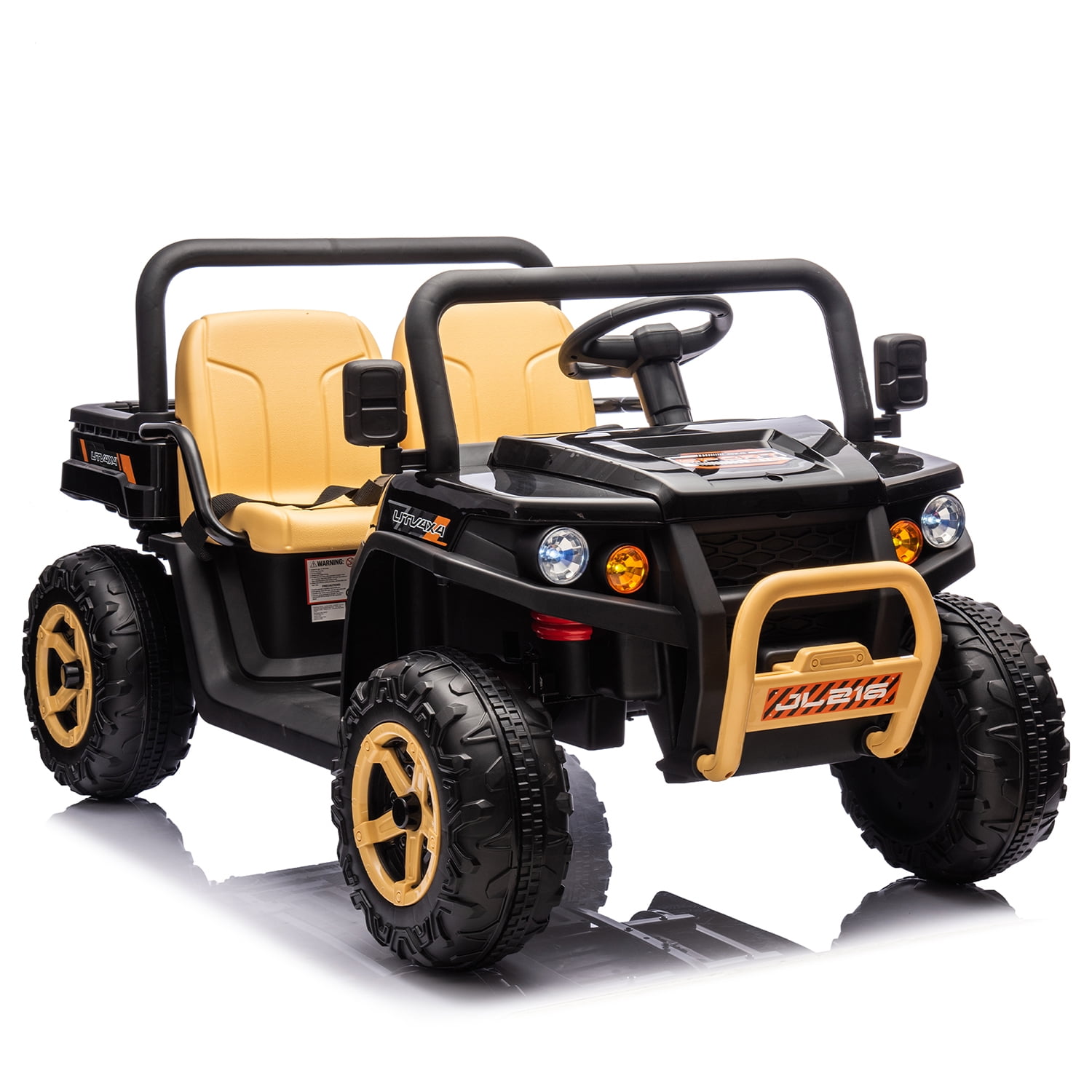 Yardi Yard 24V XXXL Two-Seater Kids Ride On UTV with Parents Remote ...