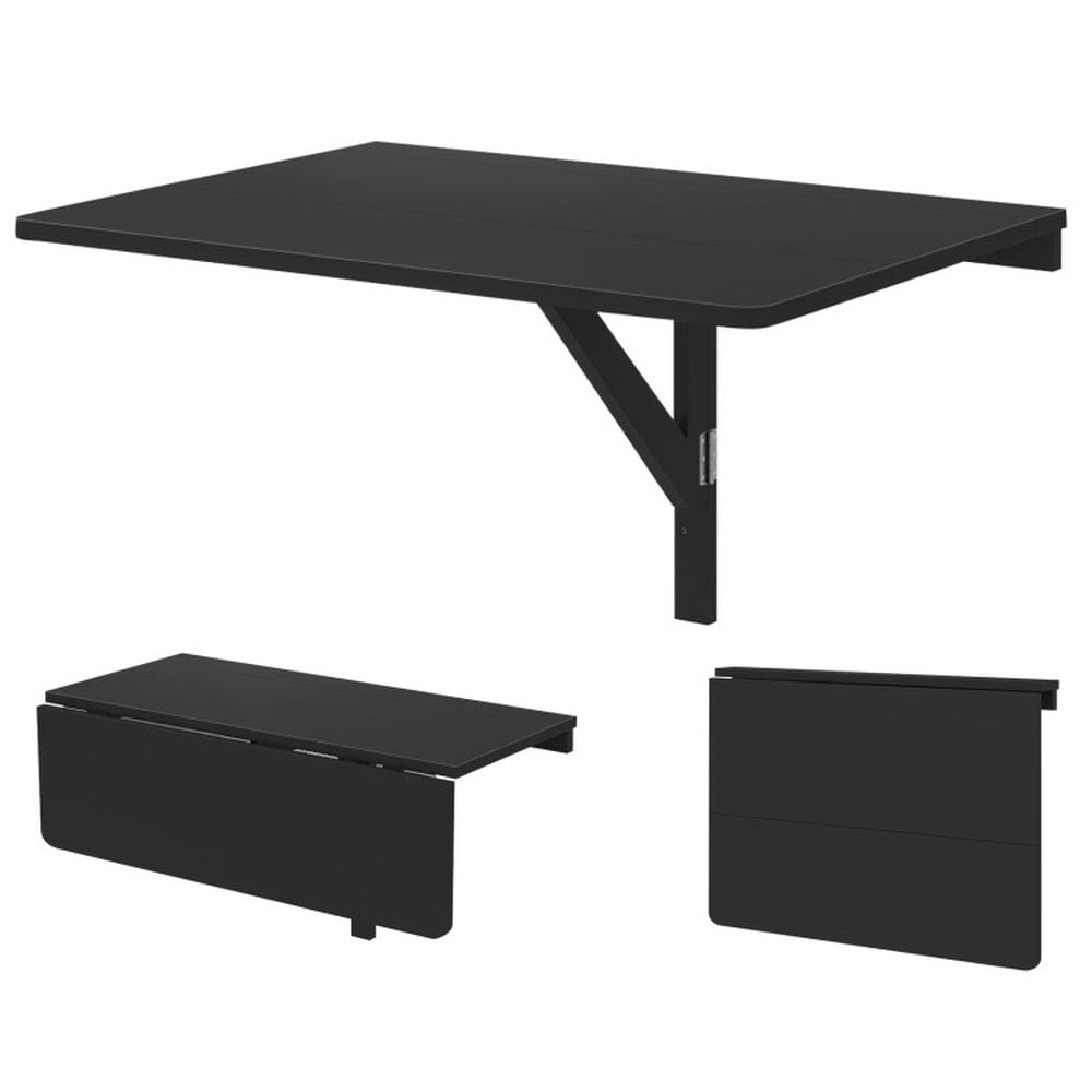 Yardi Yard 31.5 x 23.5 Inch Wall Mounted Folding Table for Small Spaces ...