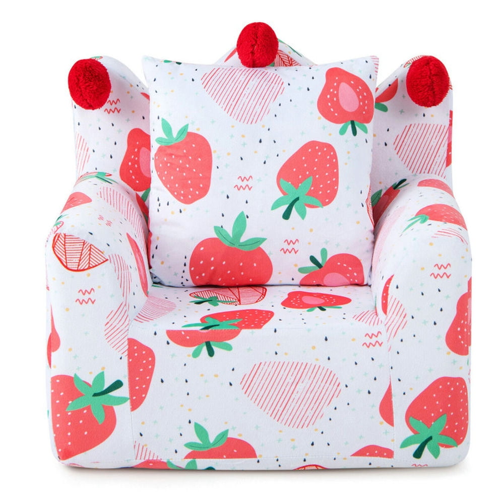 Yardi Yard High-density Padding Kids Sofa with Armrest and Extra Pilow ...