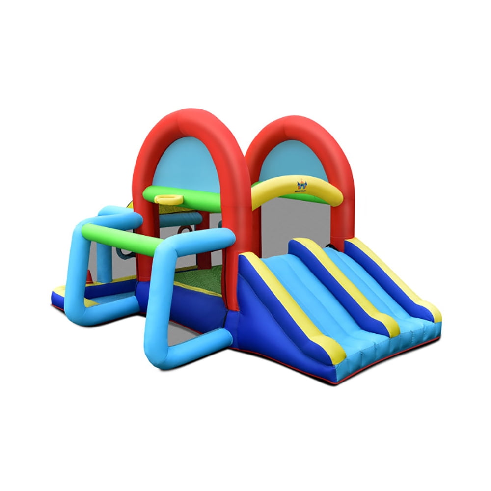 Yardi Yard Inflatable Jumping Castle Bounce House with Dual Slides ...