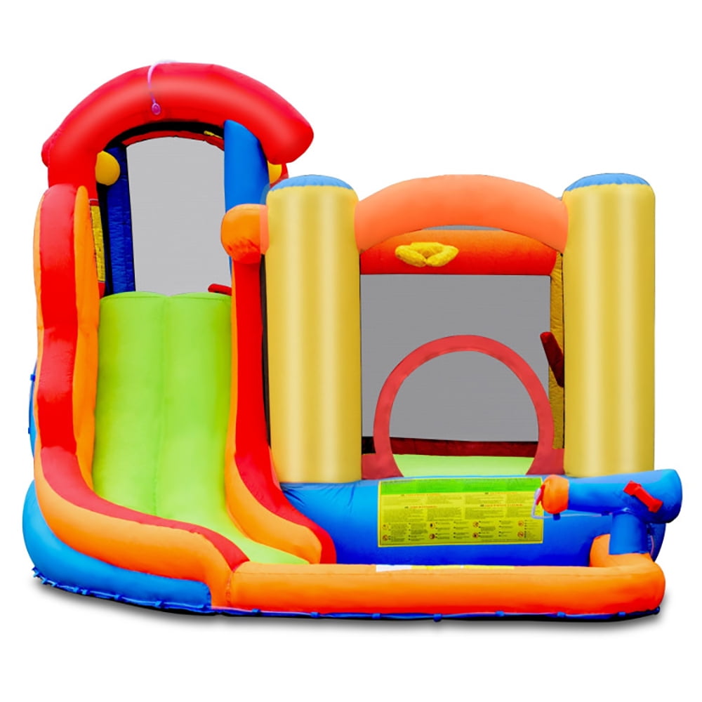 Yardi Yard Inflatable Water Slide Bounce House with Pool and Cannon ...