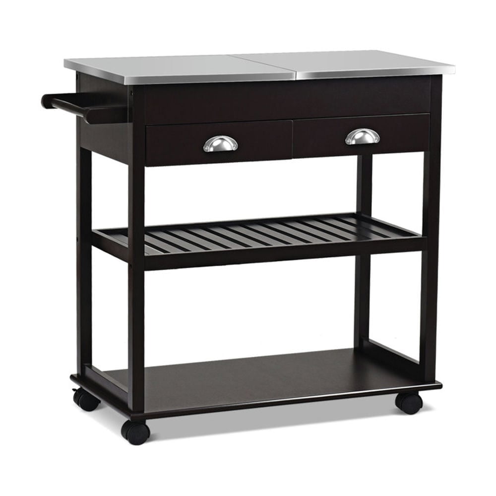 Yardi Yard Stainless Steel Mobile Kitchen Trolley Cart With Drawers ...
