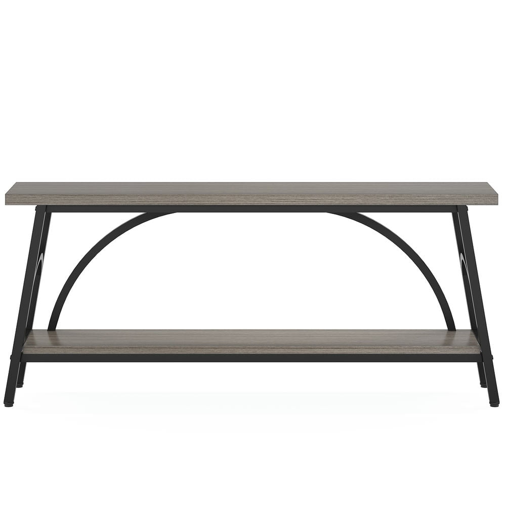 Yardi Yarda 2-Tier Console Table, 70.8" Sofa Table Hallway Table with ...