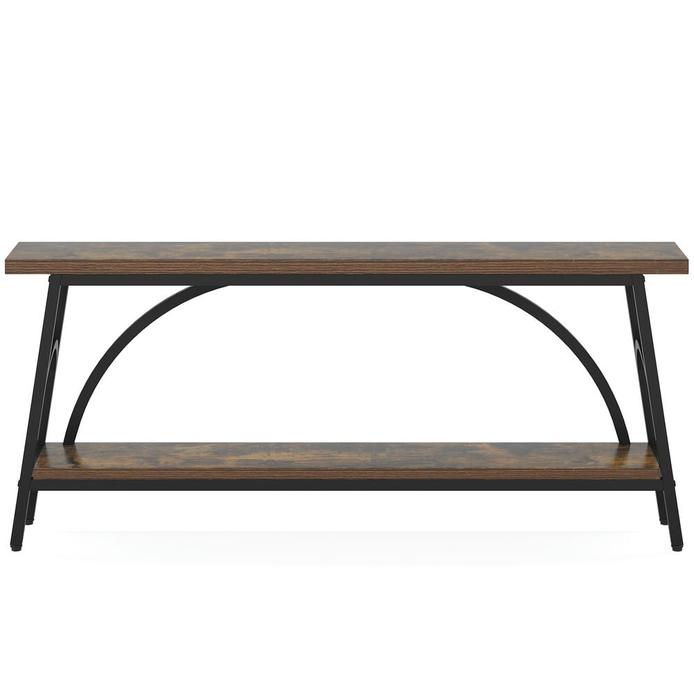 Yardi Yarda 2-Tier Console Table, 70.8" Sofa Table Hallway Table with ...