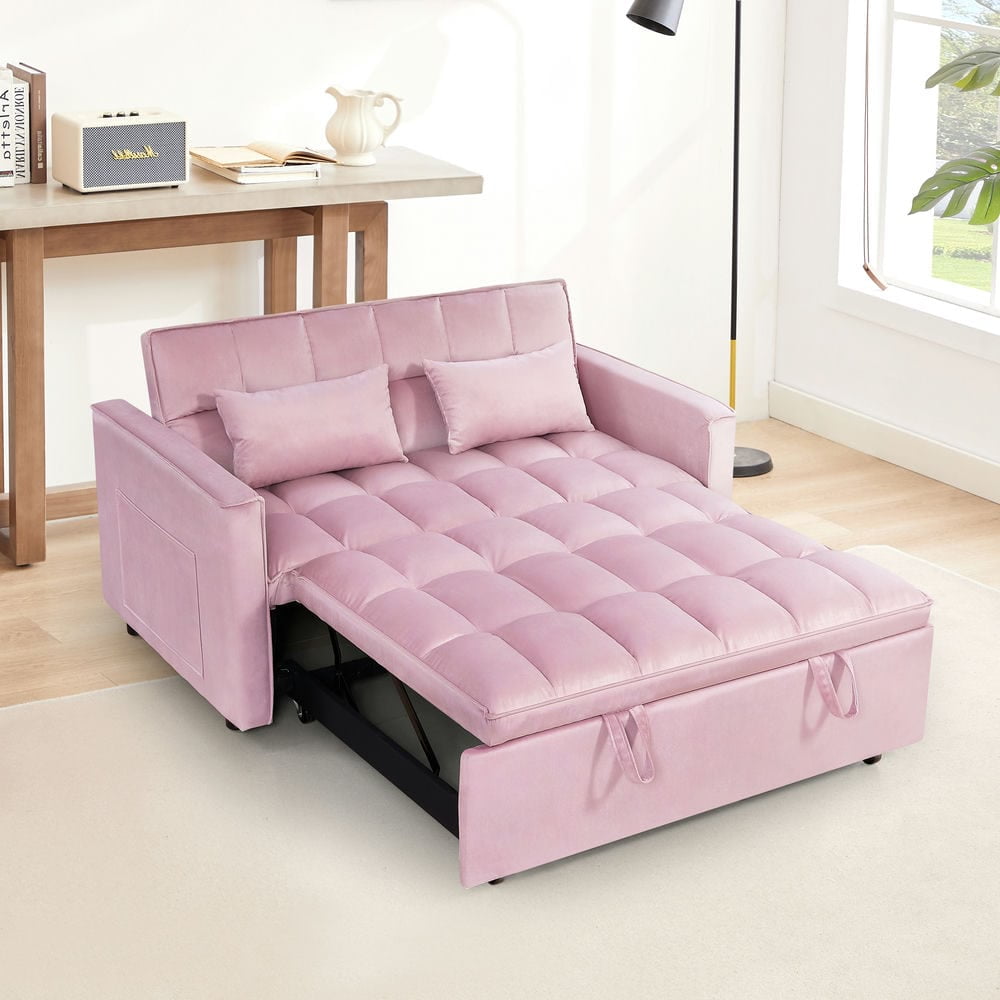 Yardi Yarda 54 Inch Adjustable Backrest Sofa, Sofa Bed, Futon Sofa with ...