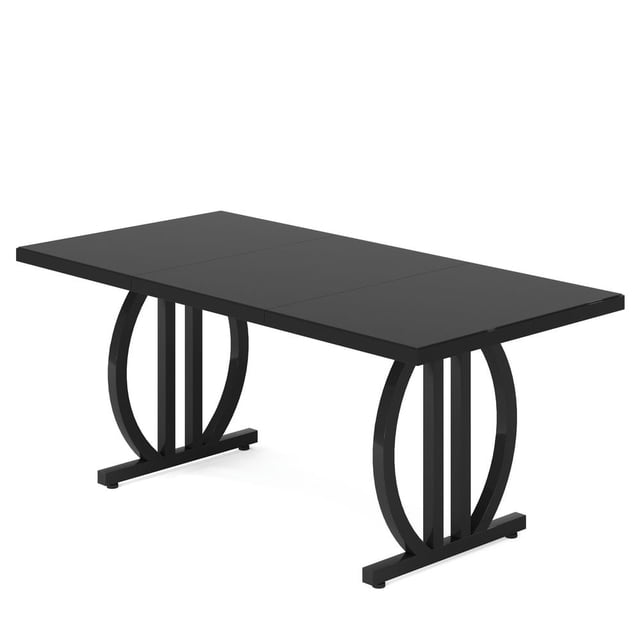 Yardi Yarda 63" Dining Table for 4-6 People, Modern Kitchen Dinner ...