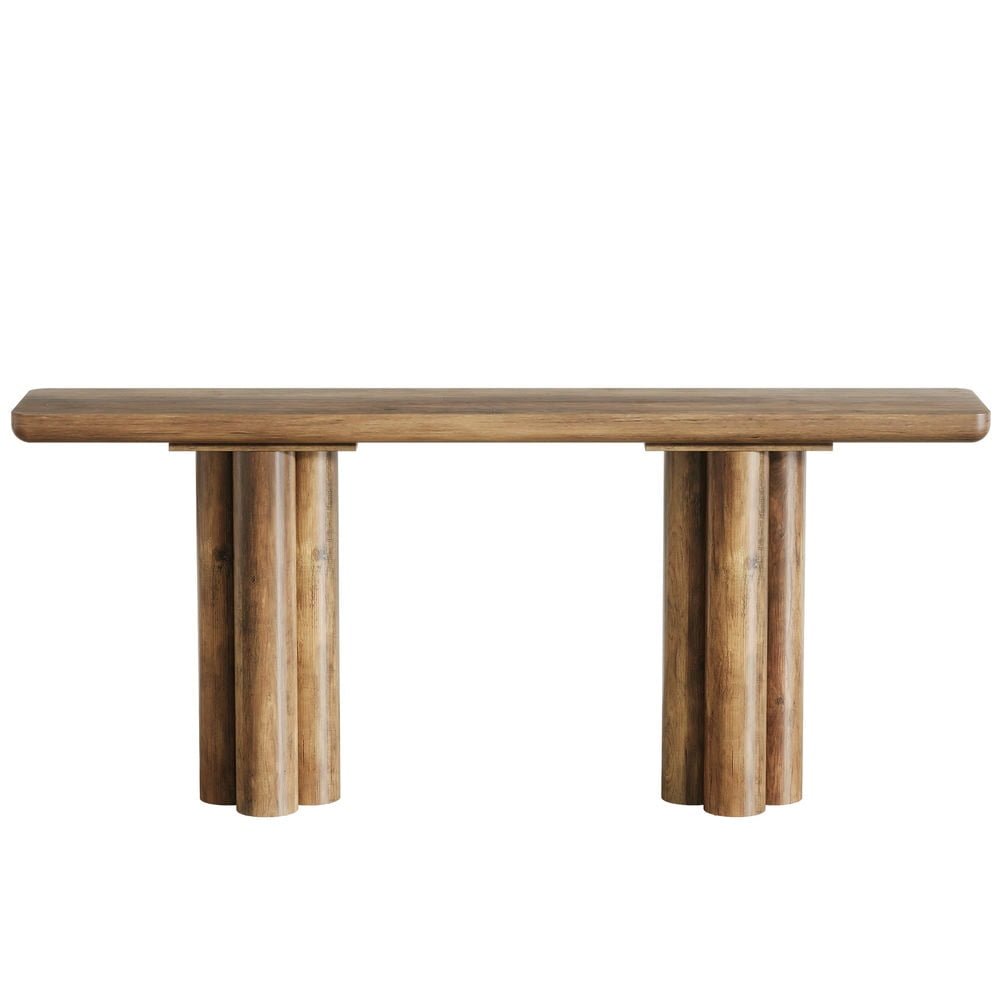 Yardi Yarda 70.8" Console Table, Long Sofa Table Hallway Foyer Table ...