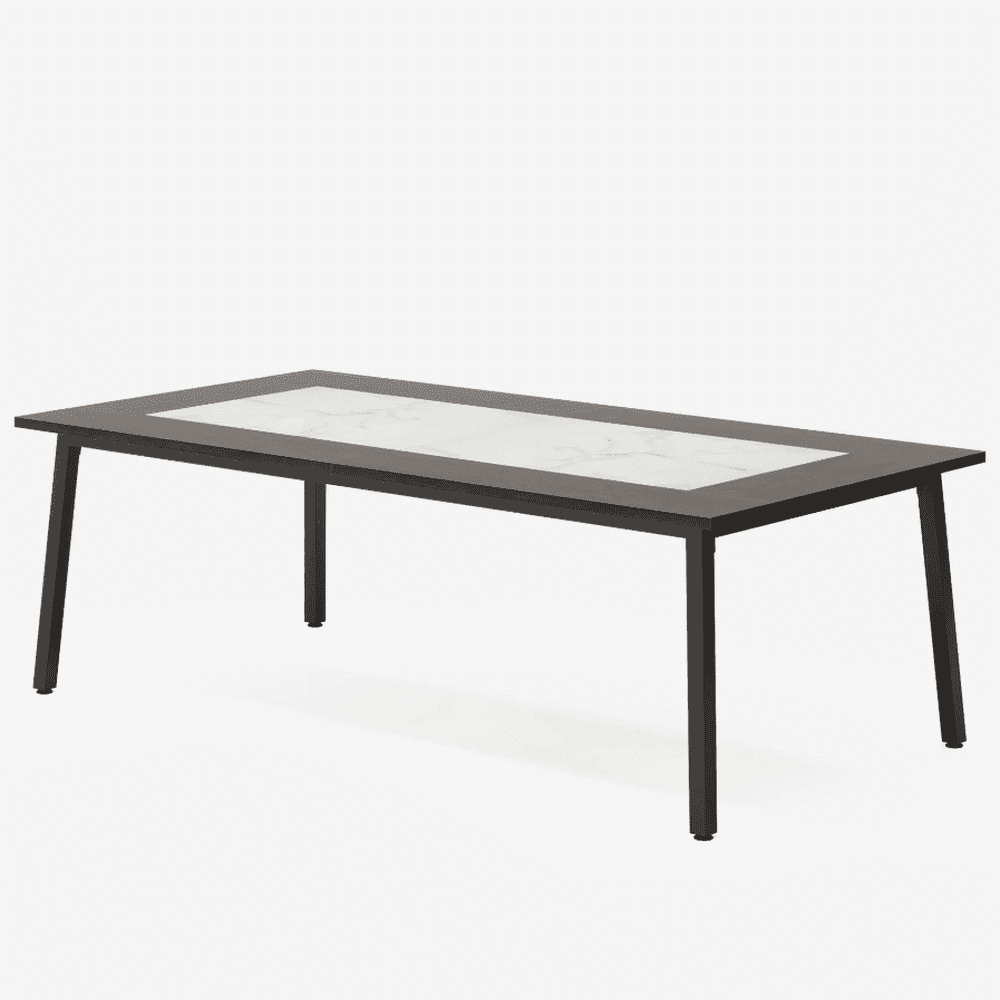 Yardi Yarda 79-Inch Dining Table for 8-10 People, Modern Kitchen Dinner ...