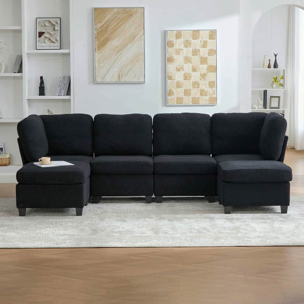 Yardi Yarda Modular Sectional Sofa with Chaise, U Shaped Oversized ...