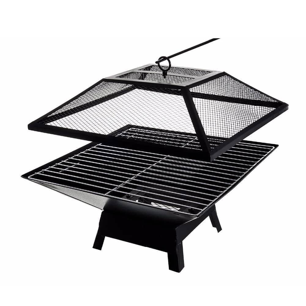 Yardi Yarda Square Small Fire Pit, BBQ Party Fire Pit, Portable Fire ...