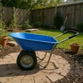 Yardi Yarda Two Wheeled Trolley, Handbarrow with 15 inch Pneumatic ...