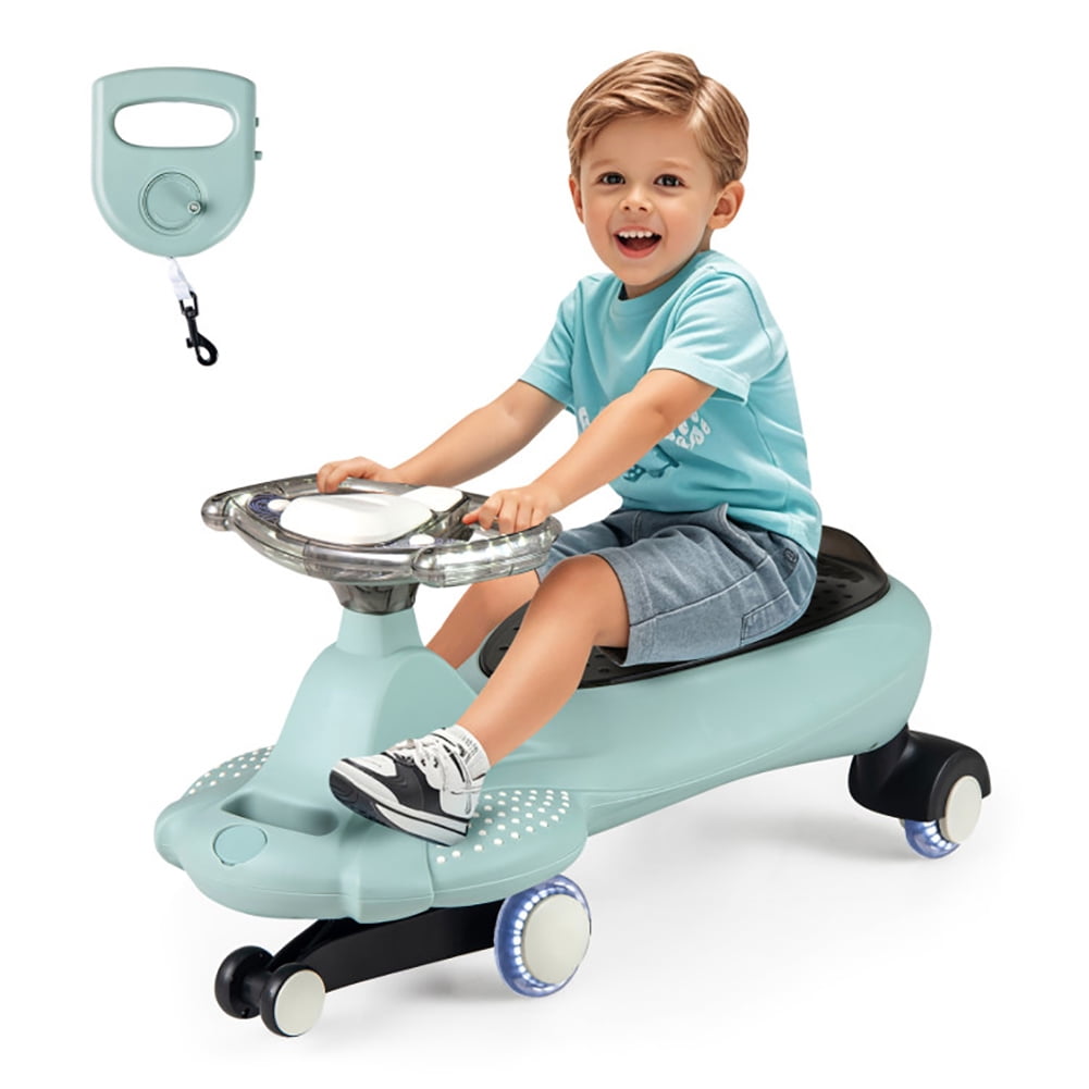Yardi Yarda Wiggle Car with Hauling Rope Ride on Toy with Under-Seat ...
