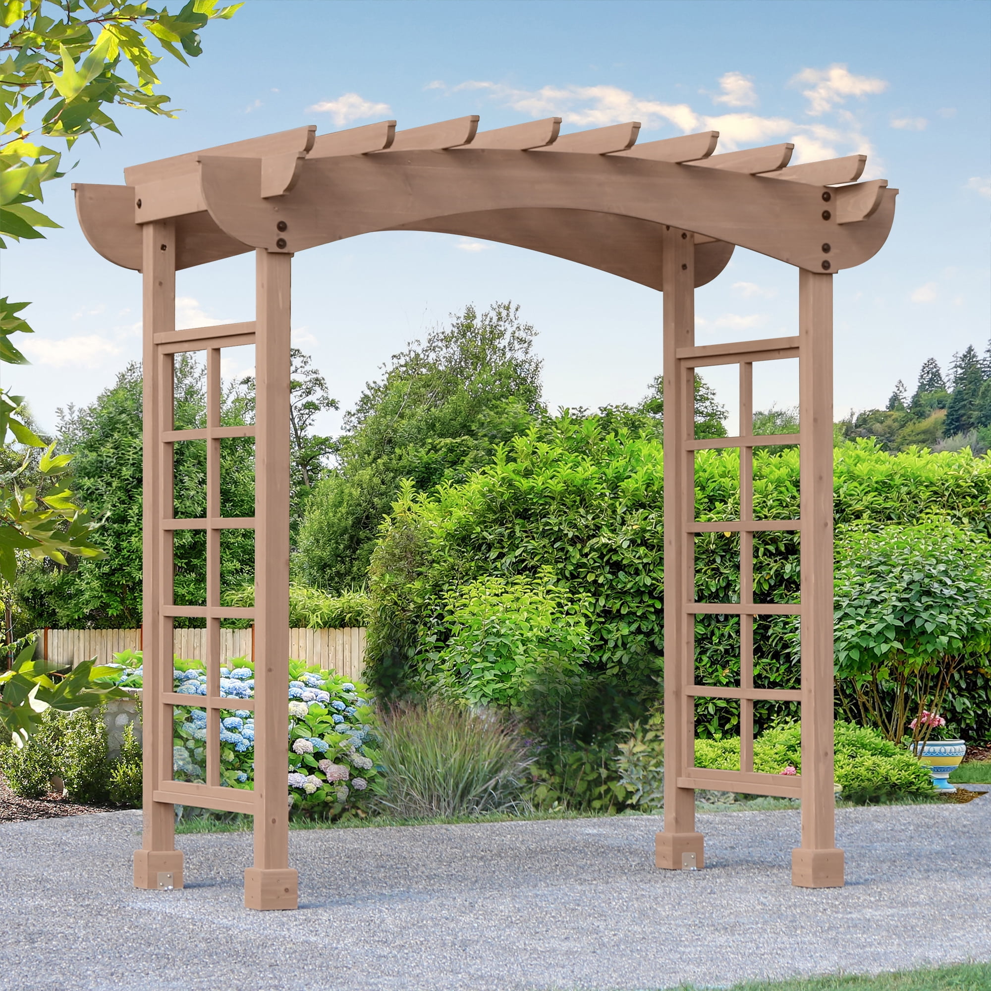 Yardistry Backyard Arbor - Large - Walmart.com
