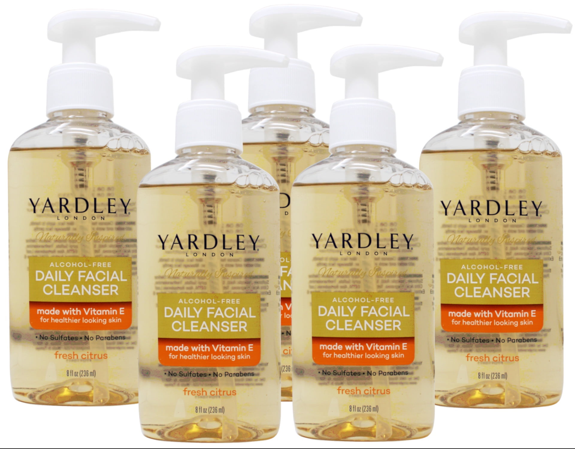 Yardley London Daily Facial Cleanser Made With Vitamin E - Fresh Citrus ...