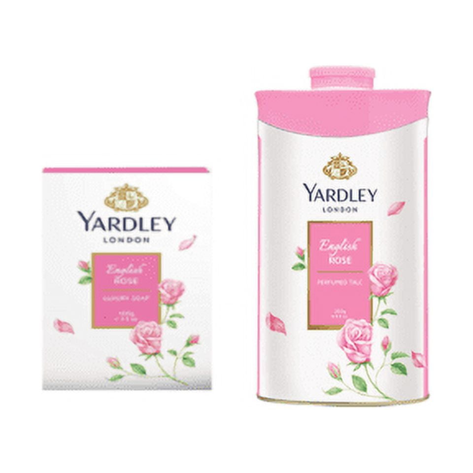 Yardley London Luxury Soap & Perfumed Talc English Rose Set Combo EXP ...