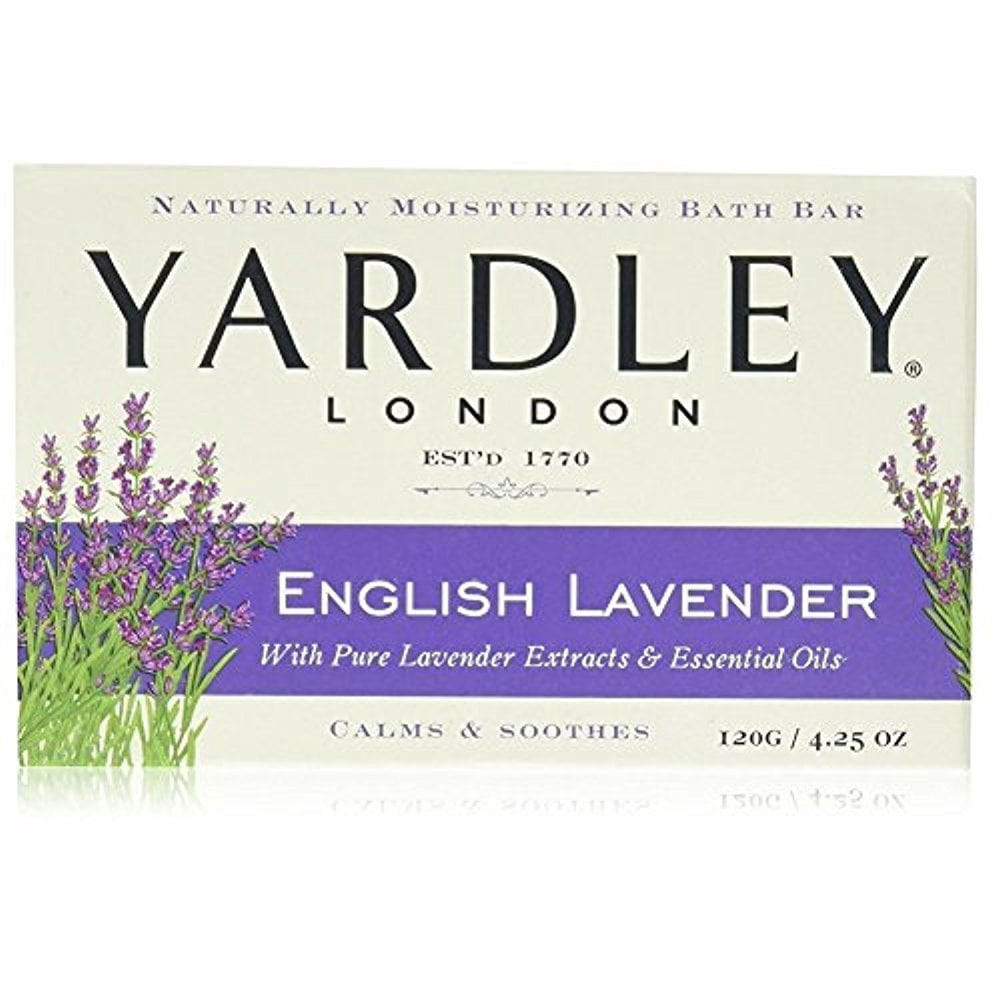 Yardley London Moisturizing Bar English Lavender with Essential Oils 4 ...