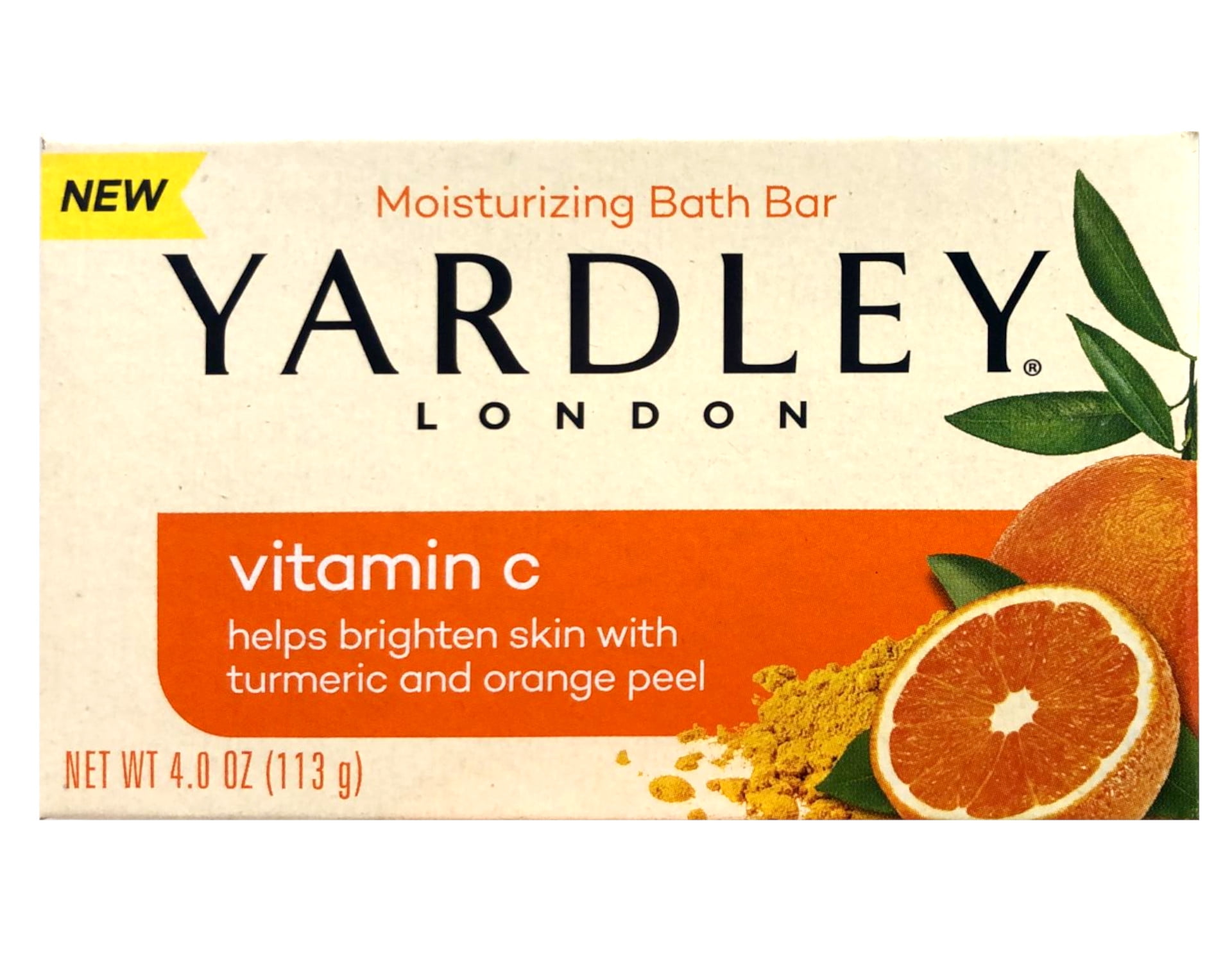 Yardley London Moisturizing Bath Bar - Vitamin C, Turmeric & Orange ...