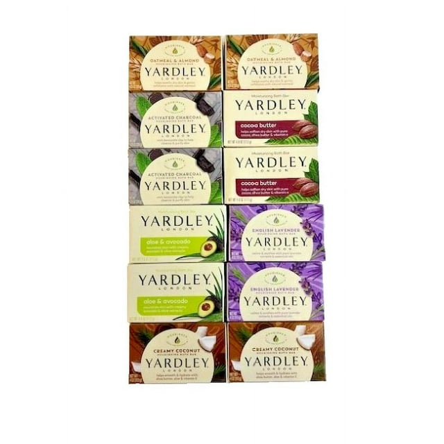 Yardley London Soap Bath Bar Bundle - 12 Bars: English Lavender ...
