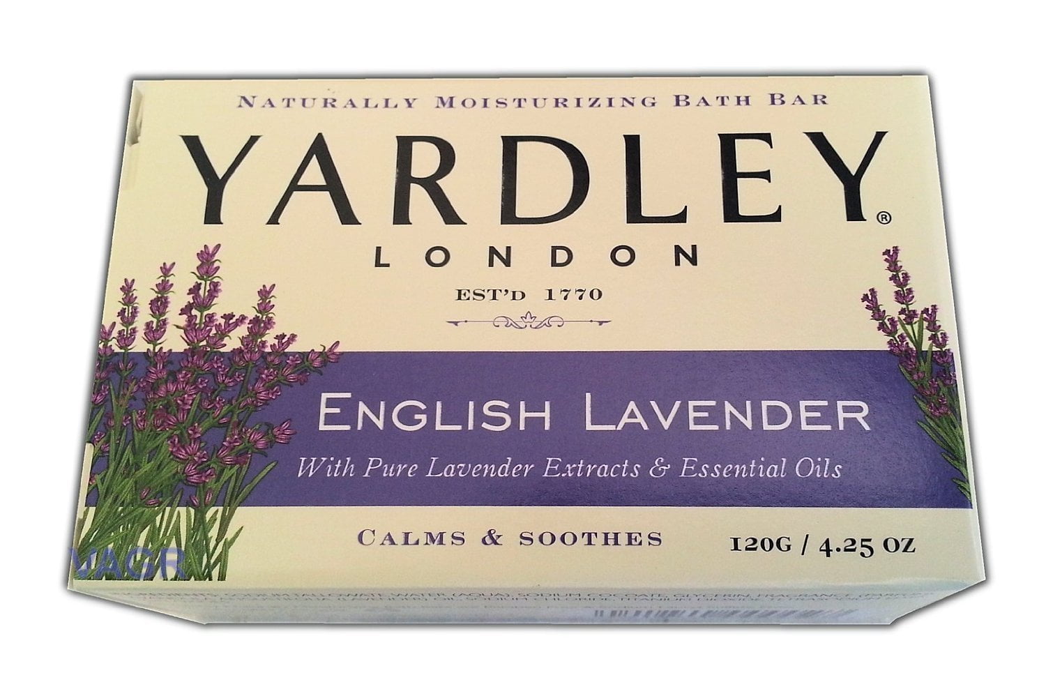 Yardley London Soap Bath Bar, English Lavender & Essential Oils, 4.25 ...
