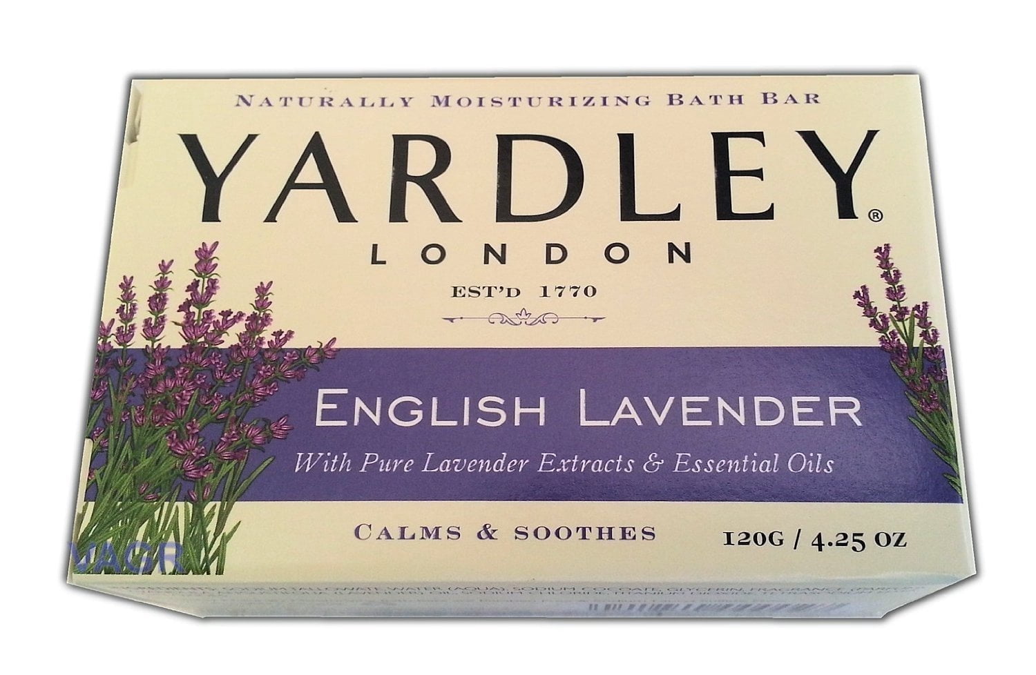 Yardley London Soap Bath Bar, English Lavender & Essential Oils, 4.25 ...