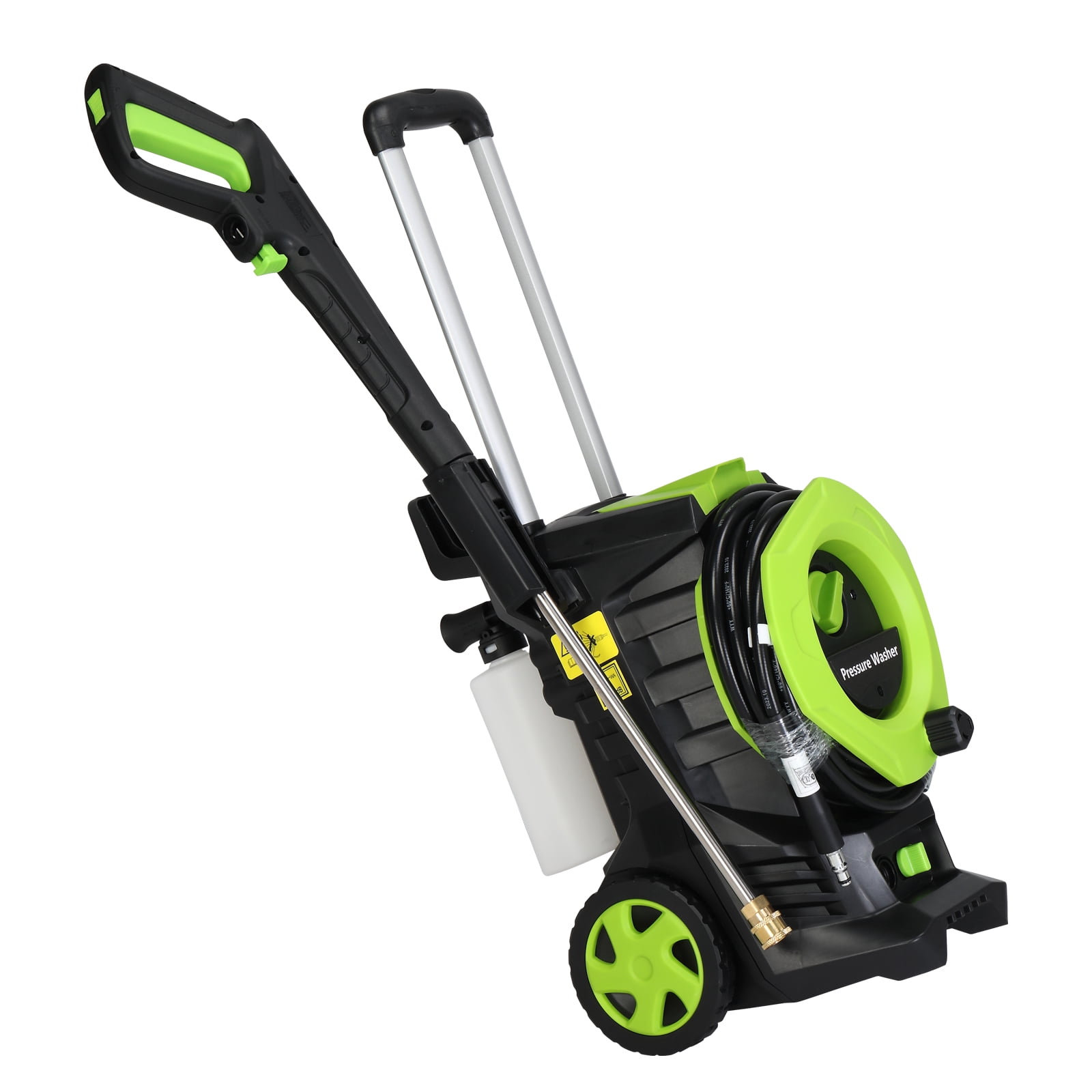 Yardmaster Electric Pressure Washer, 3380 PSI, Max. 2 GPM Power Washer ...