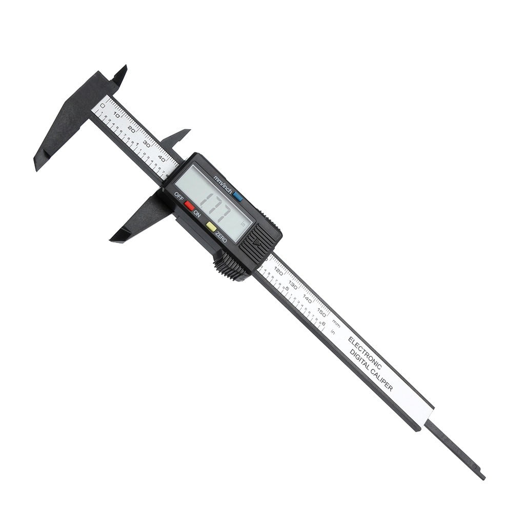Yardstick Boxes 150mm/6inch LCD Digital Electronic Fiber Caliper Gauge ...