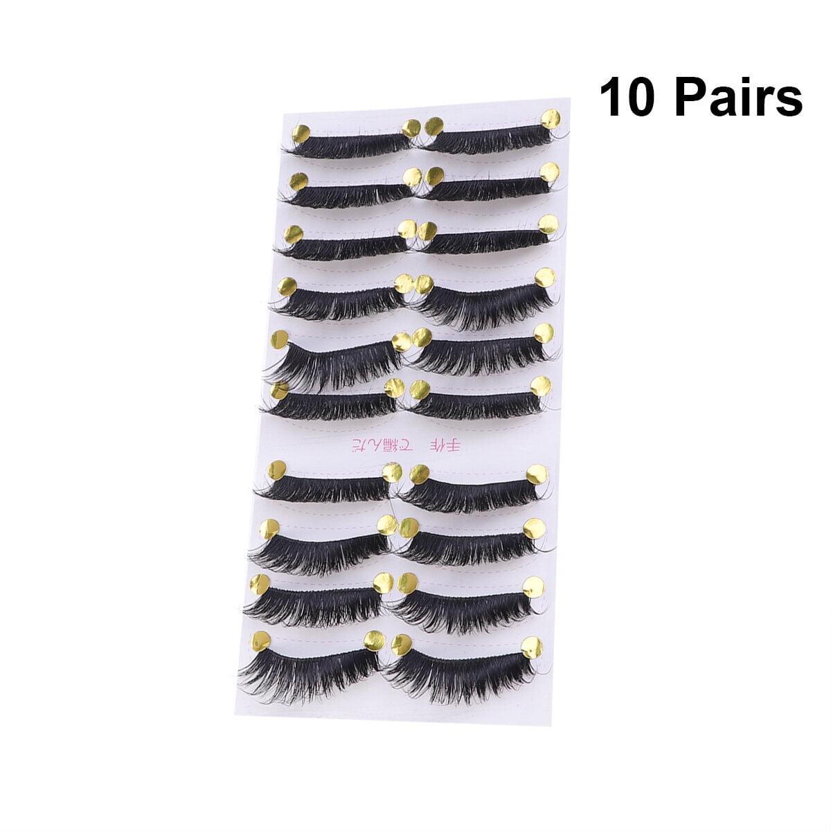 Yardwe 10 Pairs Lash Extension Strip Eyelashes Natural Fakelashes For ...