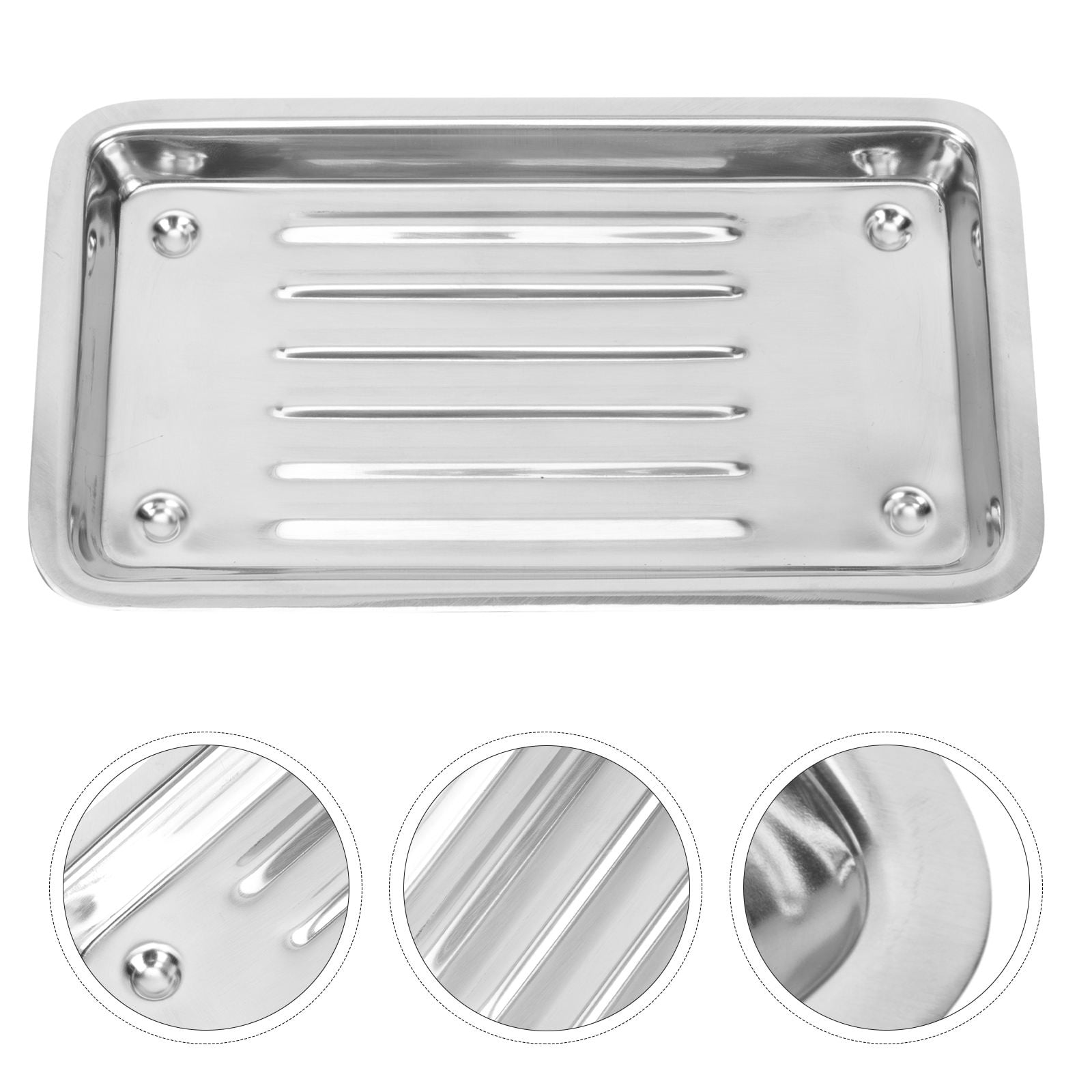 Yardwe 11.8X4.5In Medical Stainless Steel Tray 1Pc for Hospital Use ...