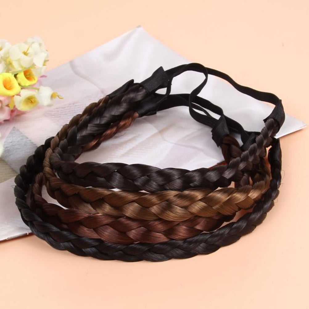 Yardwe Elastic Stretch Hair Band Women Beauty Accessory Wide Braids ...