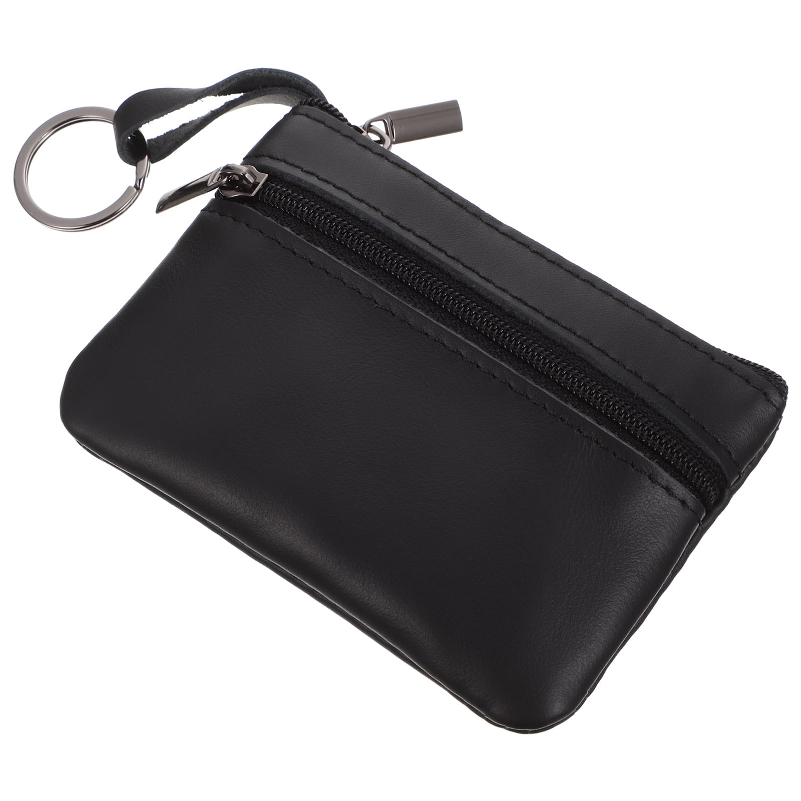 Yardwe 1Set Small Change Bag In Black Leather For Use And Outings 4 ...