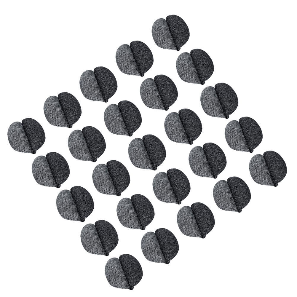 Yardwe 25Pack Black PVC Non-Trace Adhesive Sofa Cushion Fixers for Home ...