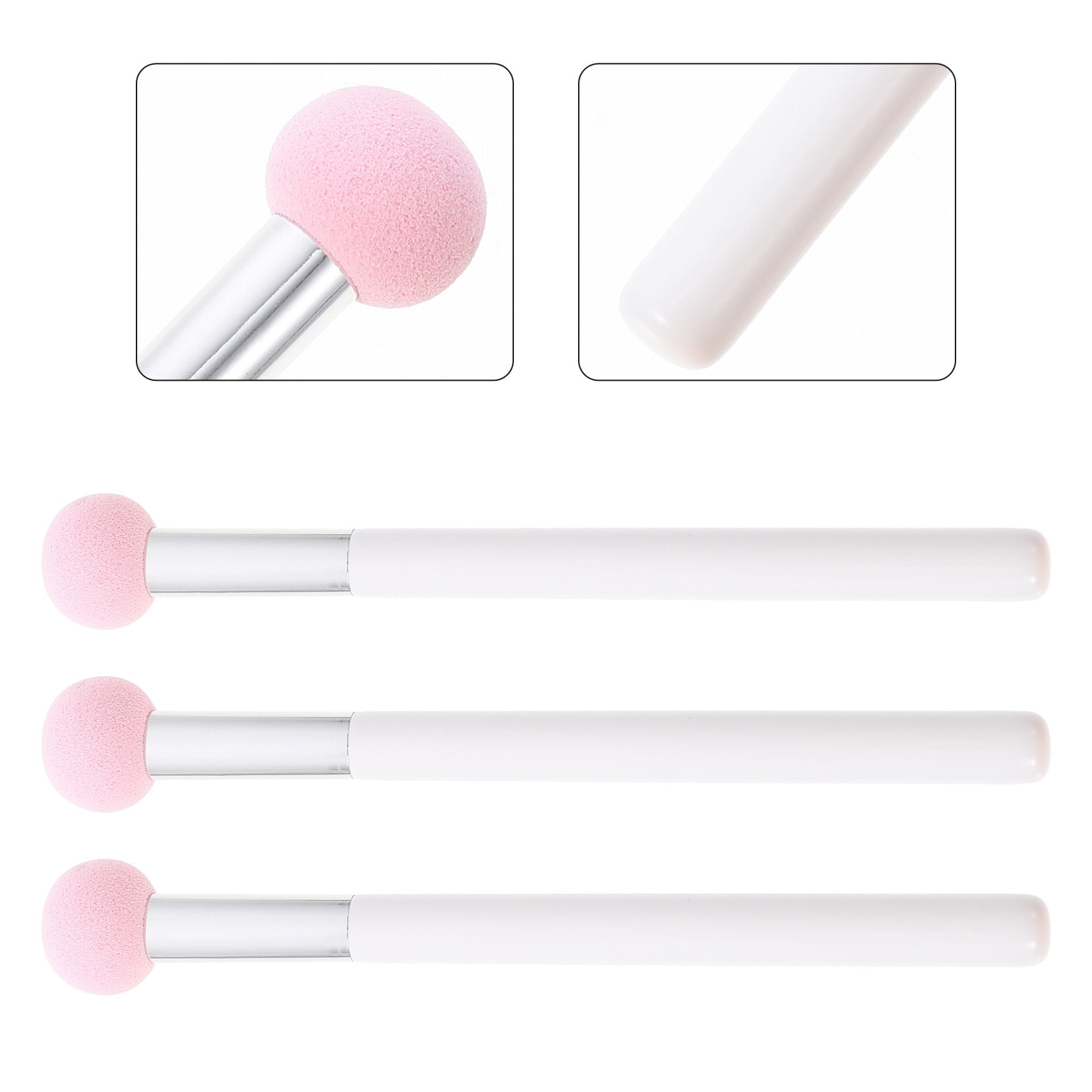 Yardwe 3Pcs Compact Powder Puff Makeup Sponge With Handle For ...