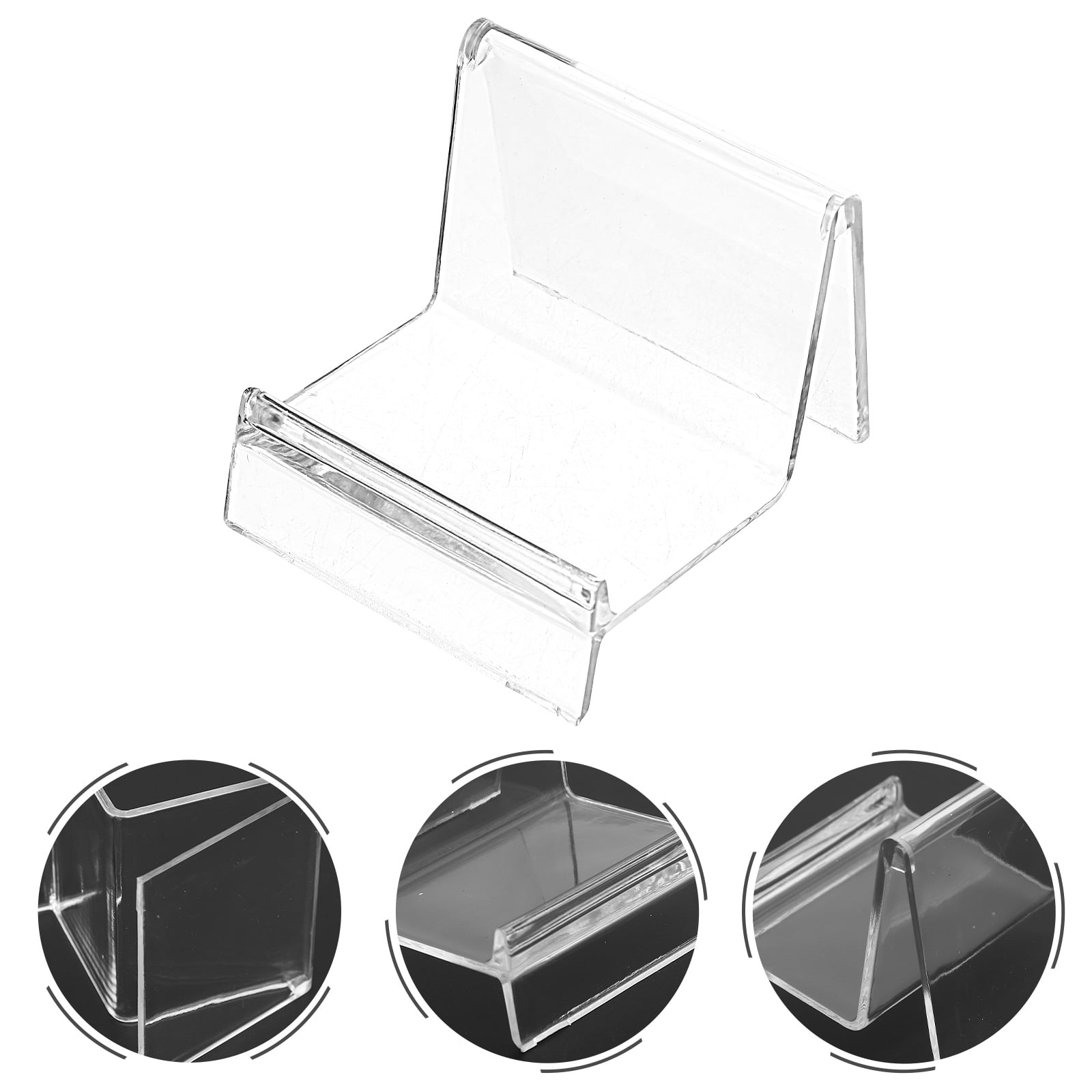 Yardwe 5Pcs Clear Wallet Display Stand Card Display Organizer Rack ...