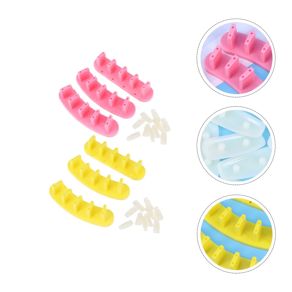 Yardwe 6Pcs Stands Design Plastic Manicure Frame Nail Art Display Rack ...