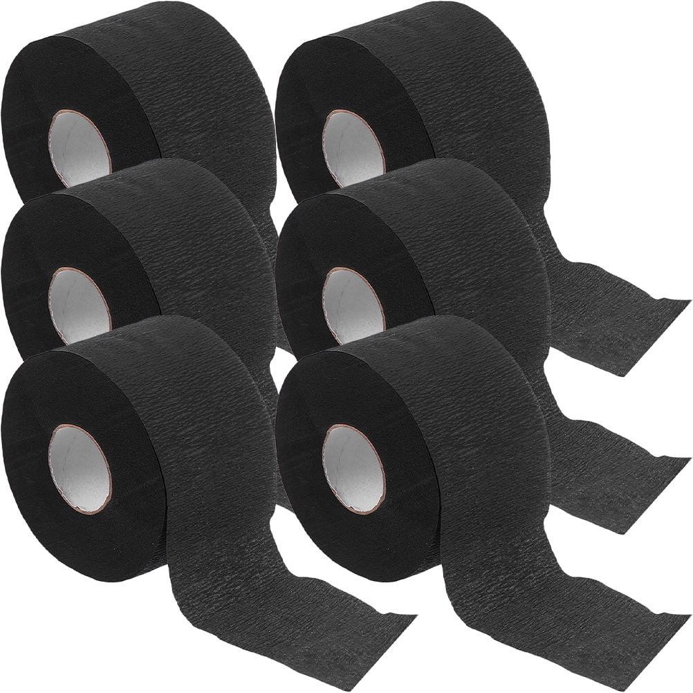 Yardwe Barber Equipment 6Rolls Of Neck Paper For Hair Cutting 10x3.9in ...