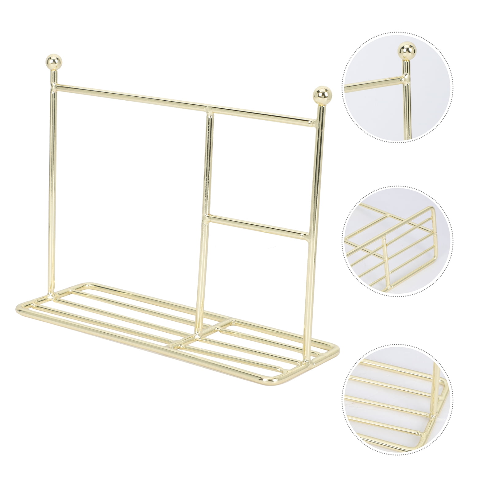 Yardwe Golden Iron Fake Laundry Rack Doll Clothes Imitation Stand ...