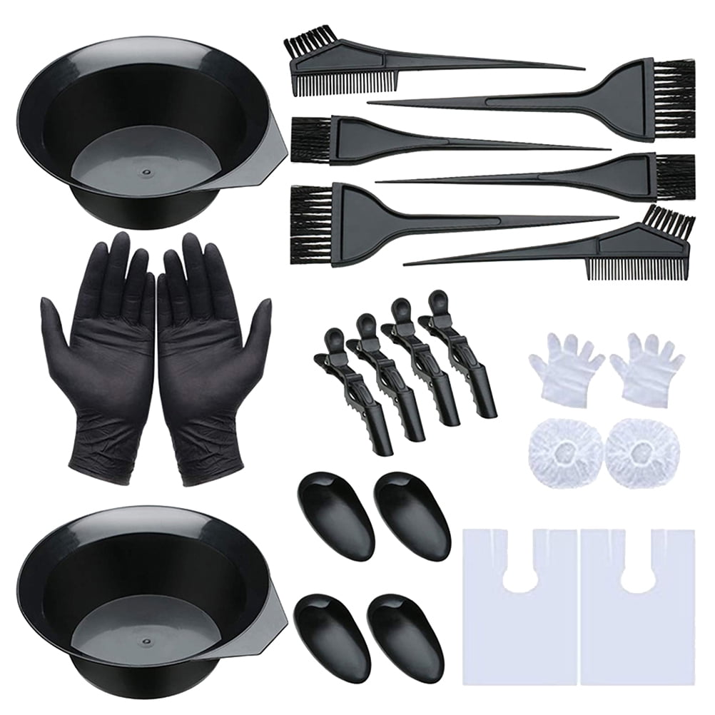 Yardwe Hair Dyeing Diy Tool Assorted Color 9x6x3in Plastic Latex For ...