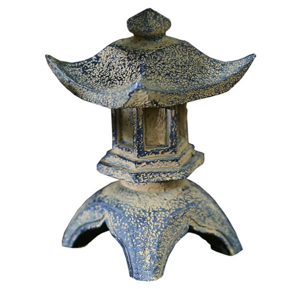 Yardwe Miniature Pagoda Statue Zen Garden Pagoda Mini Pavilion Pagoda ...