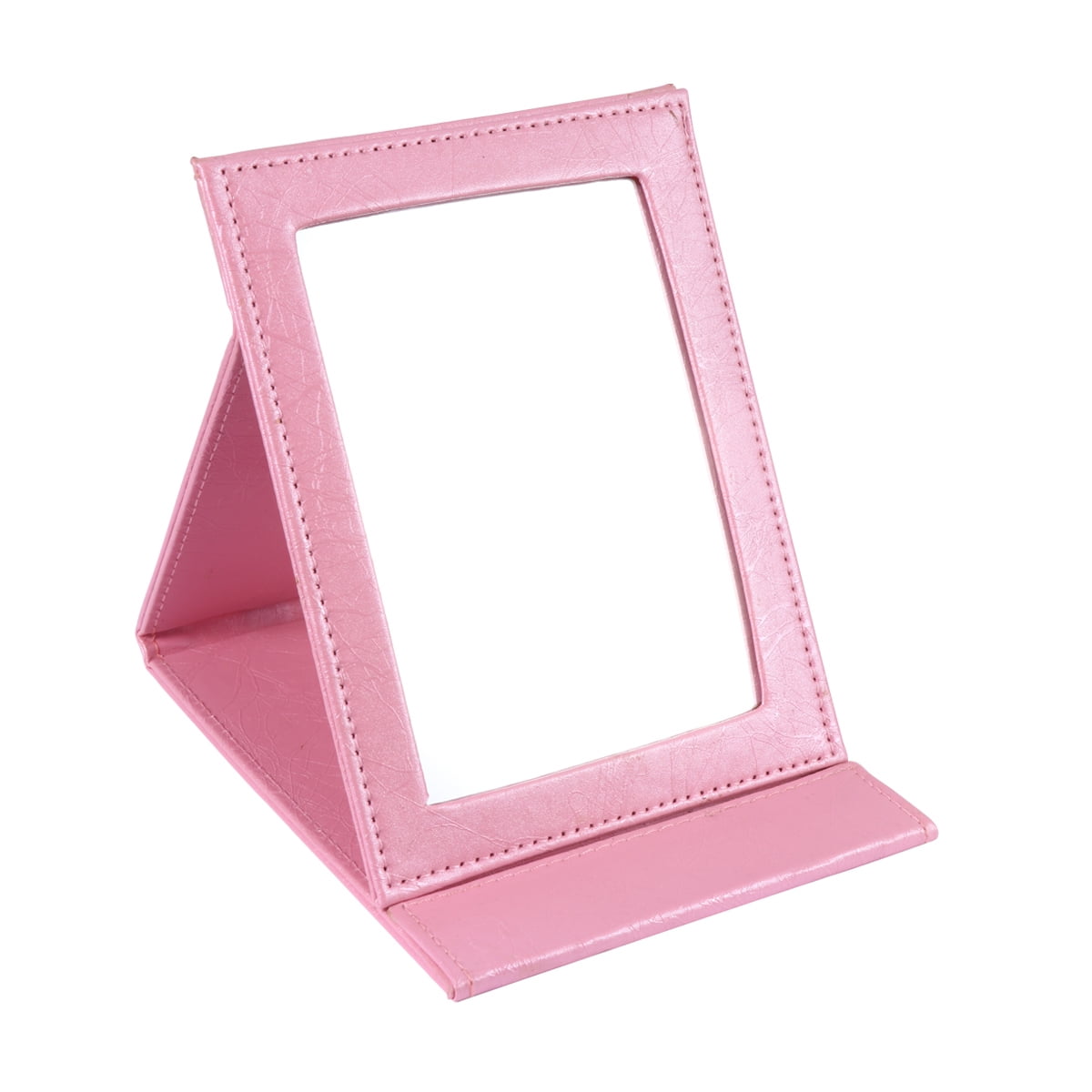 Yardwe Portable Folding Mirror Pink 1Pack Rectangular - Walmart.com