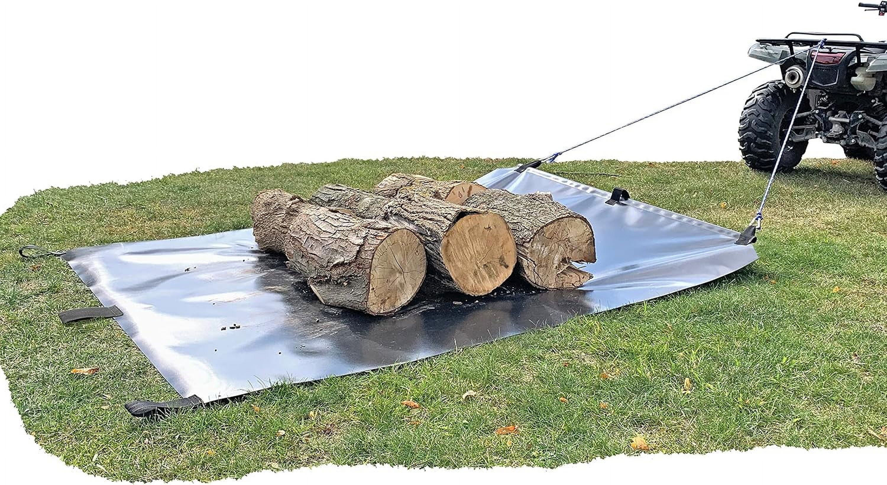Yardwork - 600 lb Capacity - 7' X 5' - Move Debris, Logs, Leaf, Wood ...