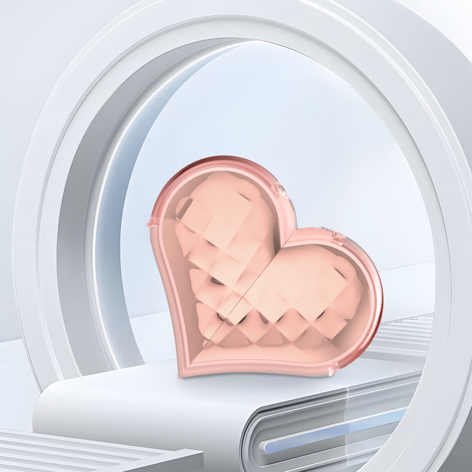 Yarino Heart-shaped Wireless Earbuds - Noise Cancelling & Rotational ...
