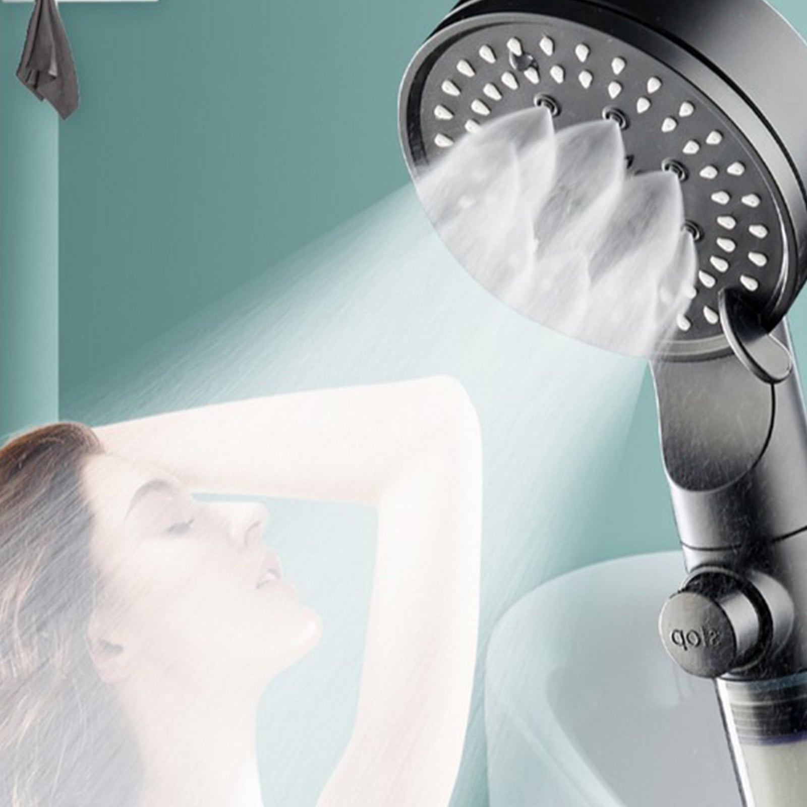 Yarino Shower Heads with Handheld Shower Head Attached Shower - High ...