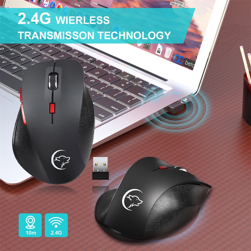 Yarino Wireless Mouse for Laptop YWYT G835Wireless Gaming Mouse 2.4G ...