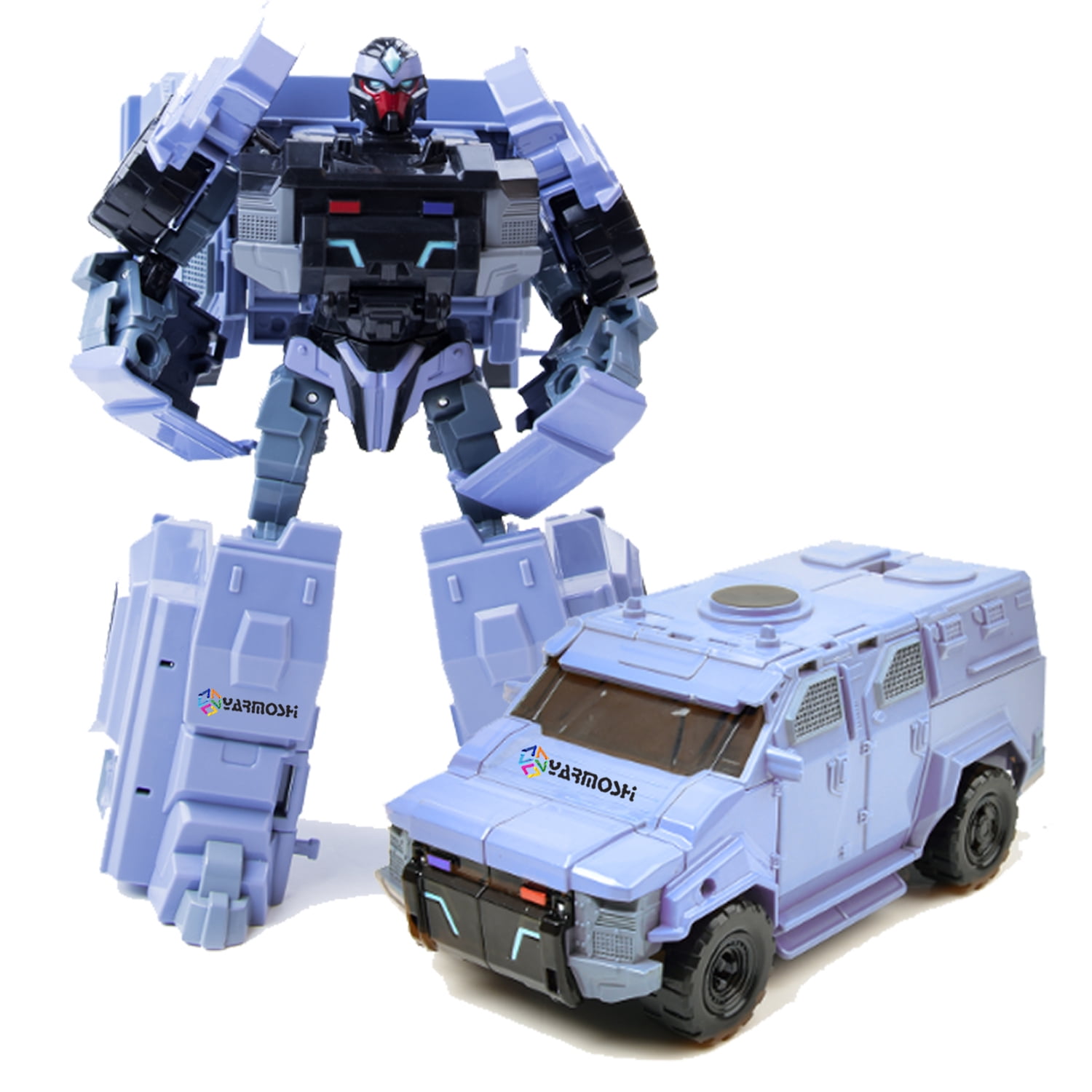 Yarmoshi Die cast Model Van SUV Sport Racing Car Robot Turns to Warrior ...