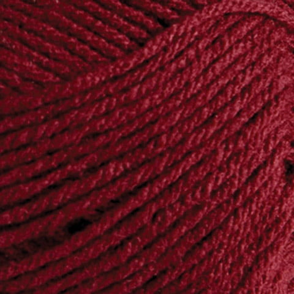 Yarn Aty Essential Acrylic Burgundy M4 4.5Oz 277Yds - Walmart.com