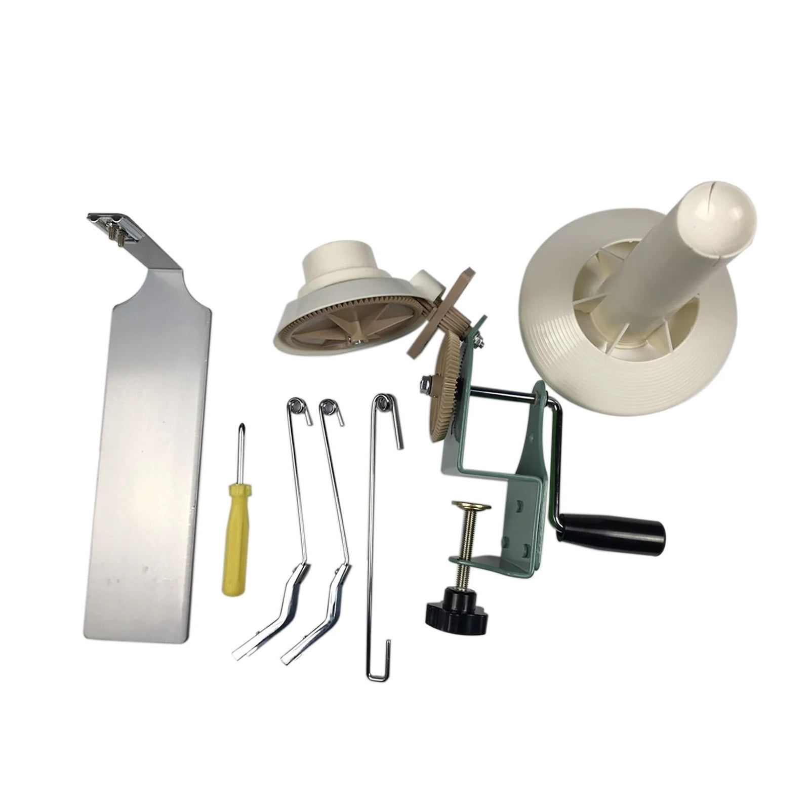 Yarn Ball Winder Hand Operated Metal Yarn Fiber Wool Ball Winder 500g ...