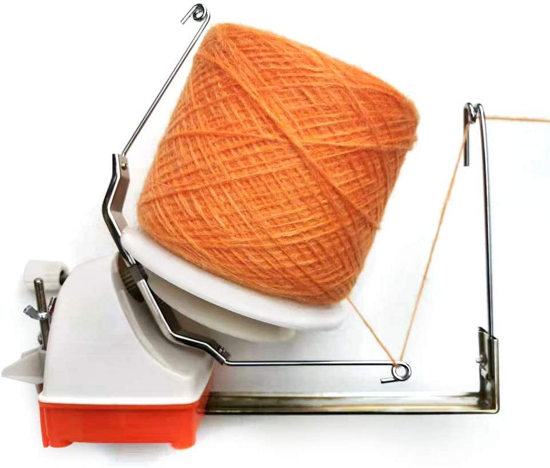 Yarn Ball Winder, Large Capacity 18 oz - Hand Operated Stainless Steel ...