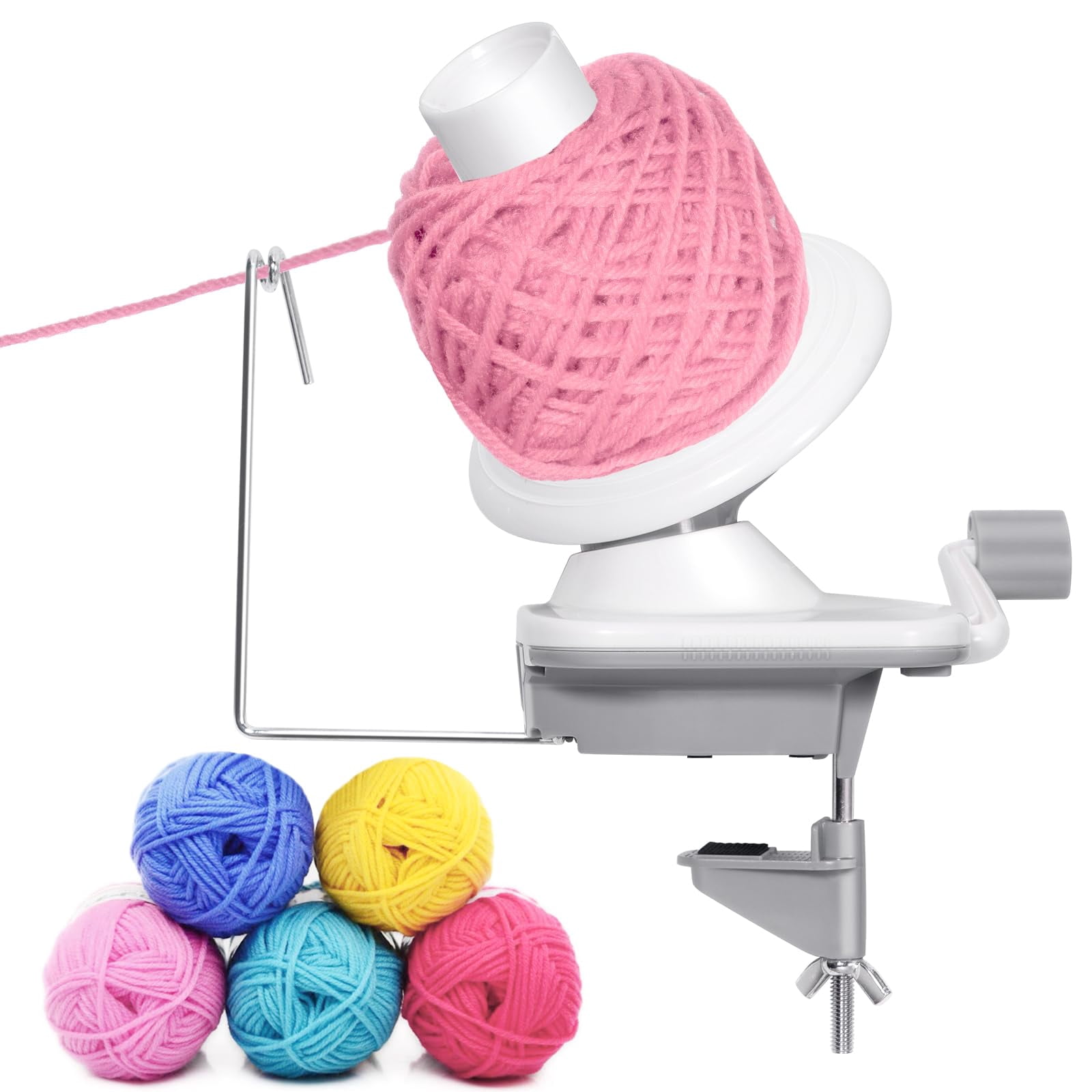 Yarn Ball Winder,Yarn Winder for Crocheting,Yarn Cake Winder Spinner ...