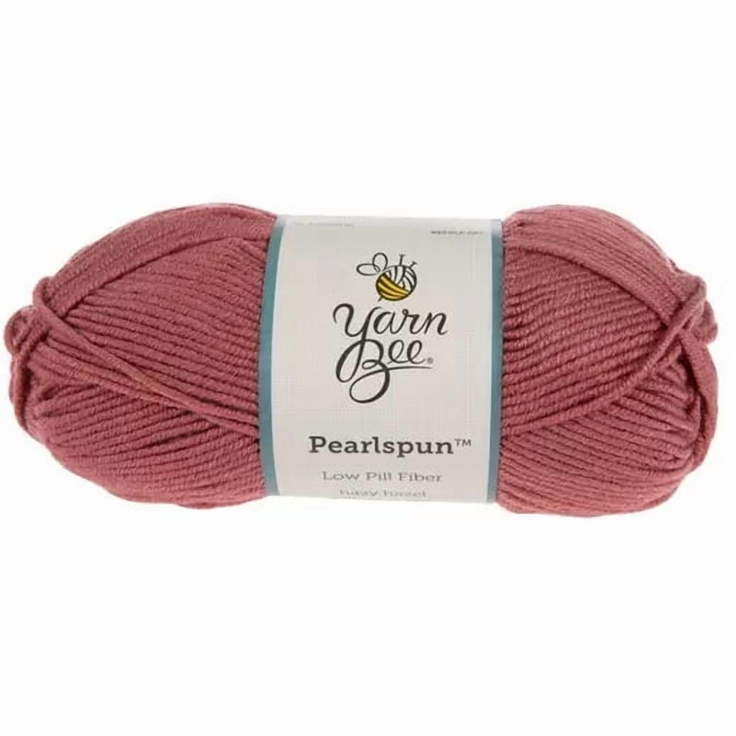 Yarn Bee Pearlspun, Medium Weight Low Pill Acrylic, 150 Yards, Hazy ...