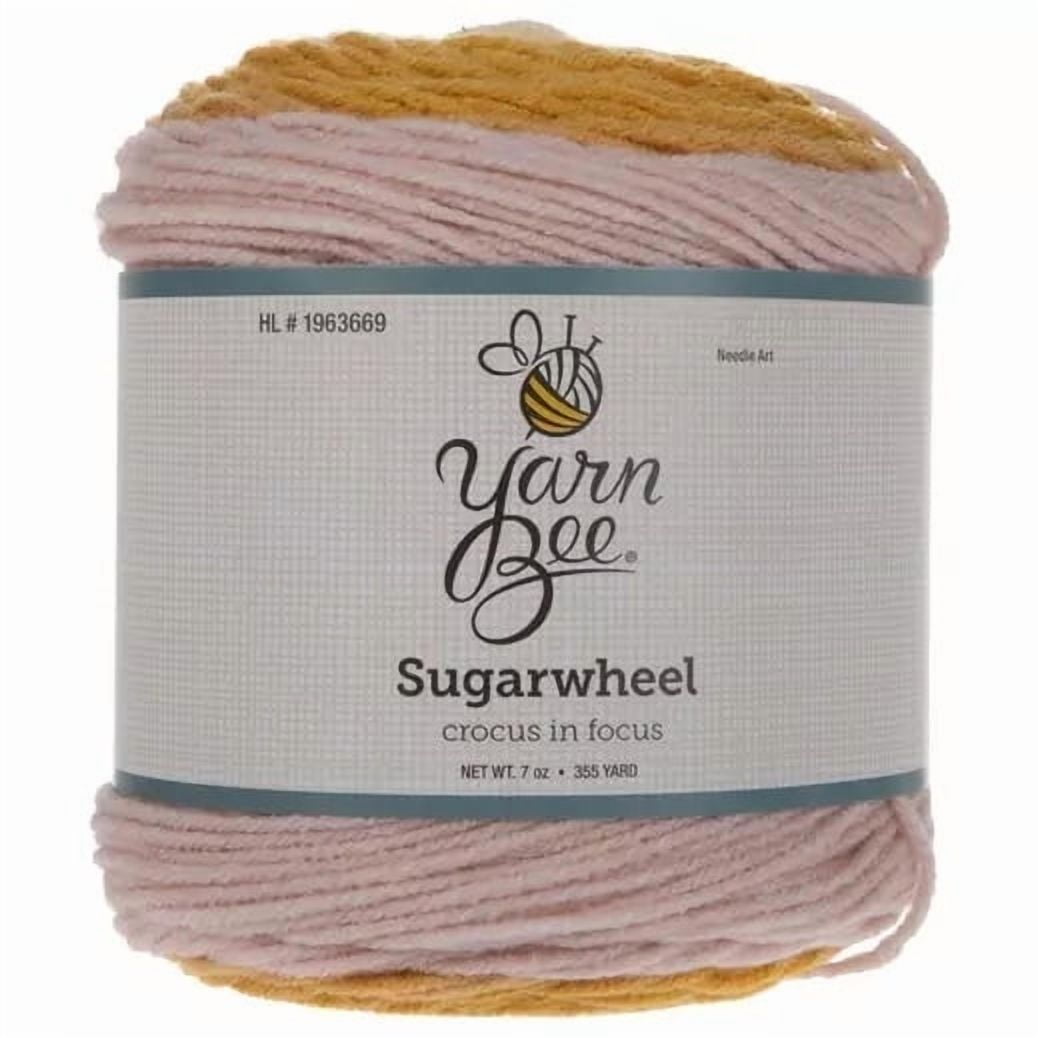 Yarn Bee Sugarwheel Yarn Cake, Medium Weight Acrylic, 355 Yards, Crocus ...